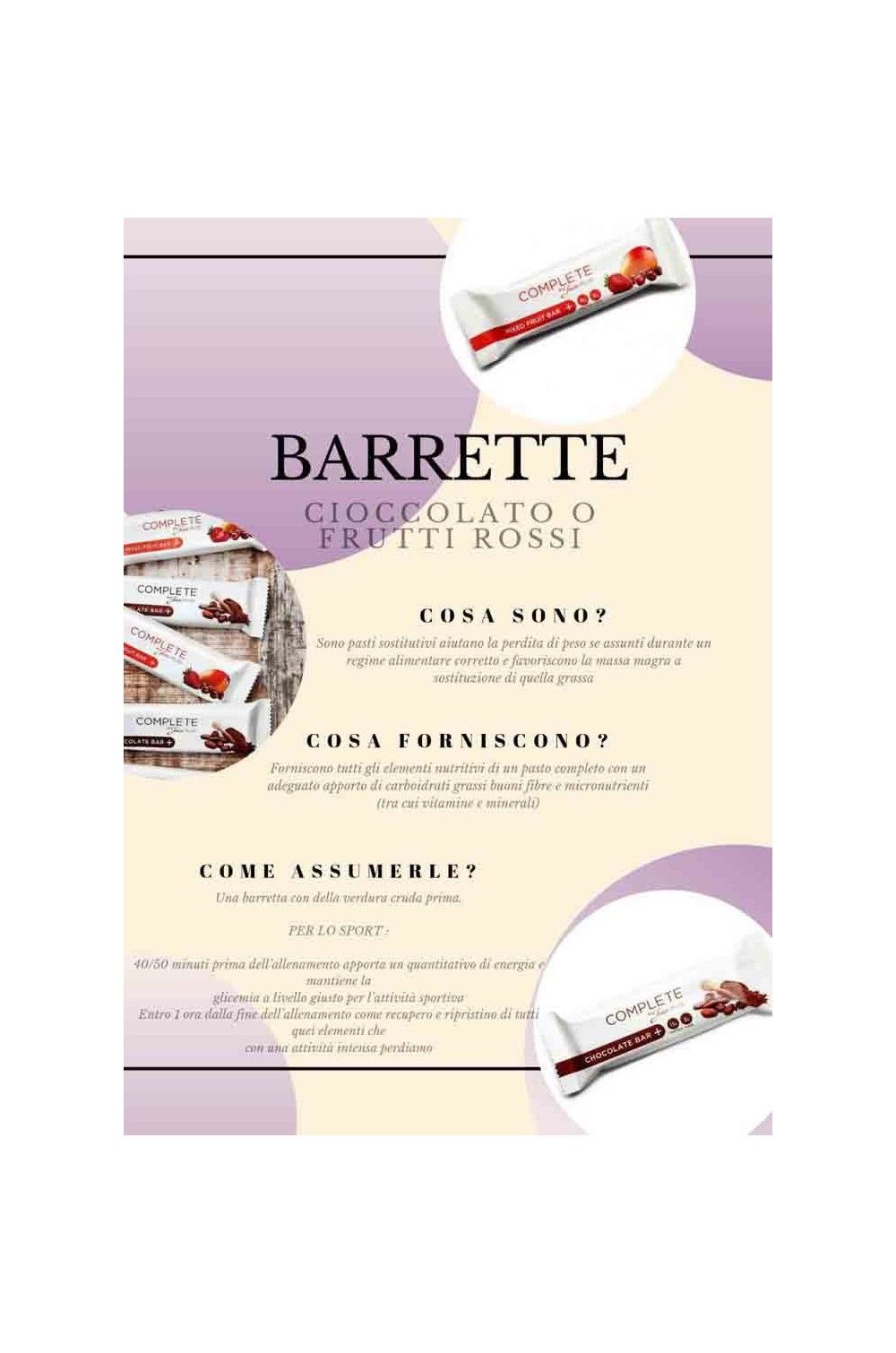 COMPLETE BY JUICE PLUS+® MIX BAR BOX (30/30 BARRETTE)