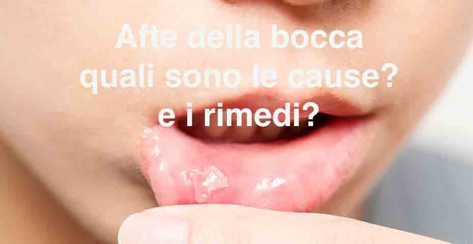 Afte della bocca, quali sono le cause e i rimedi? (1 / 2) - saluteinessere